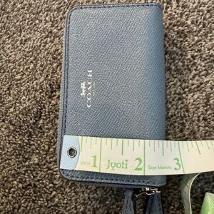 Coach | Bags | Coach Blue Card Casewallet Nwt | Poshmark